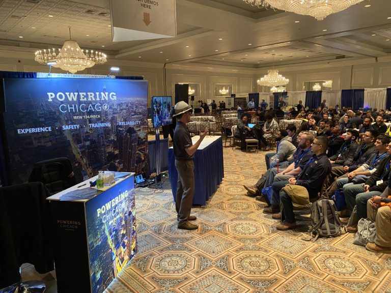 Demos at Electric Association Trade Show - Powering Chicago